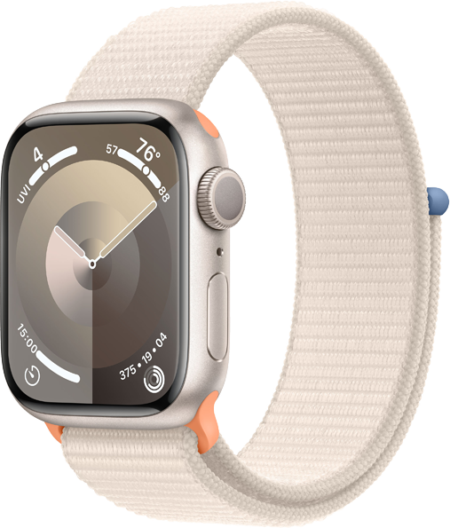 Apple Watch Series 9 GPS 41mm Aluminiumboett I Stj rnglans Sportloop Apple Watch Series 9 GPS 41mm Aluminiumboett I Stj rnglans Sportloop